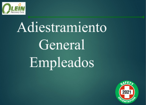 CN-05 GENERAL EMPLOYEE TRAINING – Olein Training Management Portal